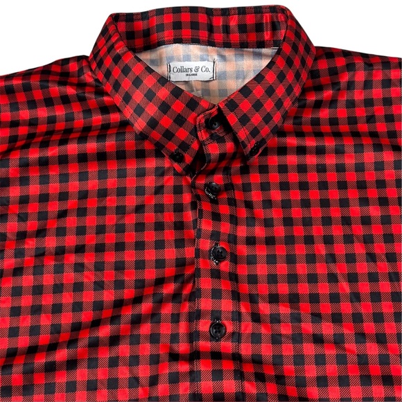 Collars & Co. | Shirts | Soldcollars And Co Dress Collar Golf Polo Red ...